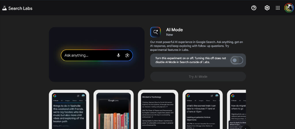Google Adds AI Mode to Homepage: Impact on Search & SEO